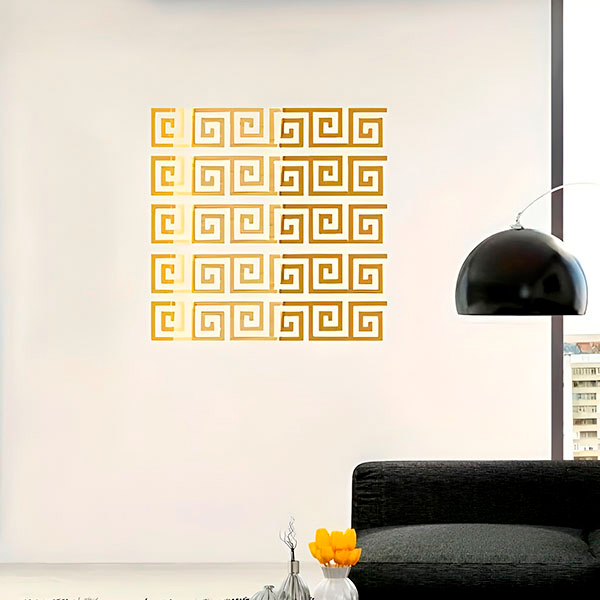 Zidne nalepnice sa ogledalom (10 komada) | GLOROB – superzebra.rs