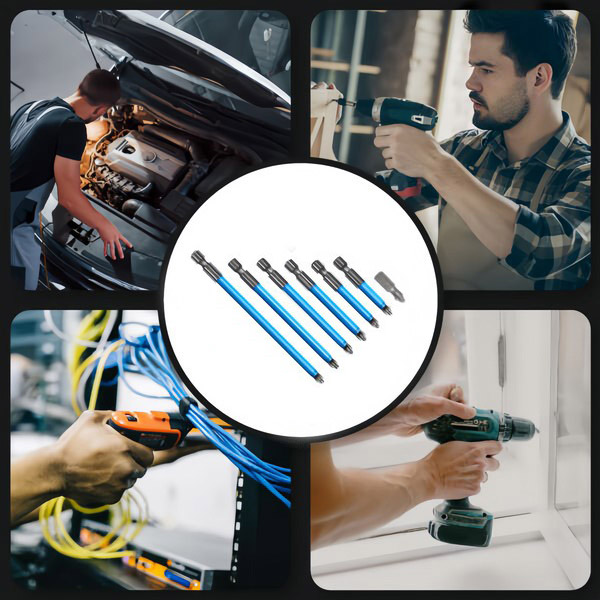 Set od sedam odvijača i bitova za šrafove | MAGNETBIT – superzebra.rs